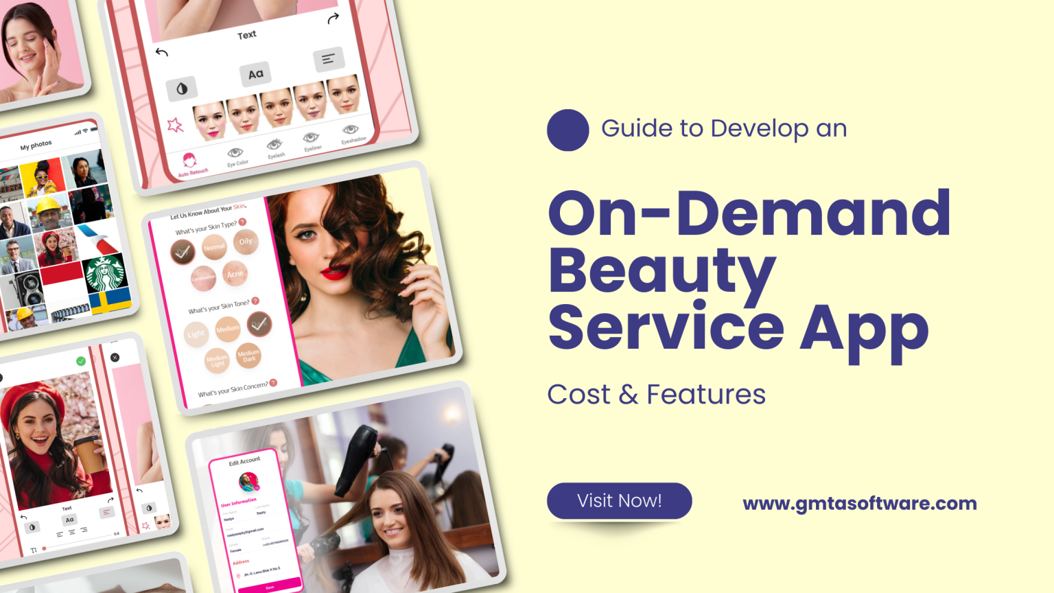 Guide to On-Demand Beauty Service App Development Cost & Features